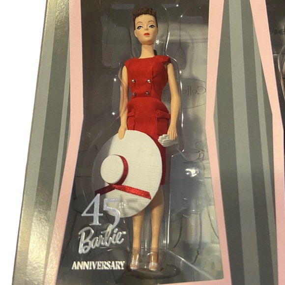 Barbie | Other | Barbie 45th 204 Anniversary Collectible Figurines ...